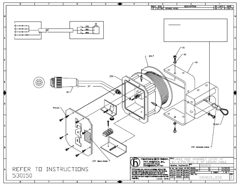 Cable Reel Assembly | PDF