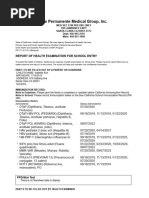 Florida School Entry Health Exam Form | PDF | Tuberculosis | Health Care
