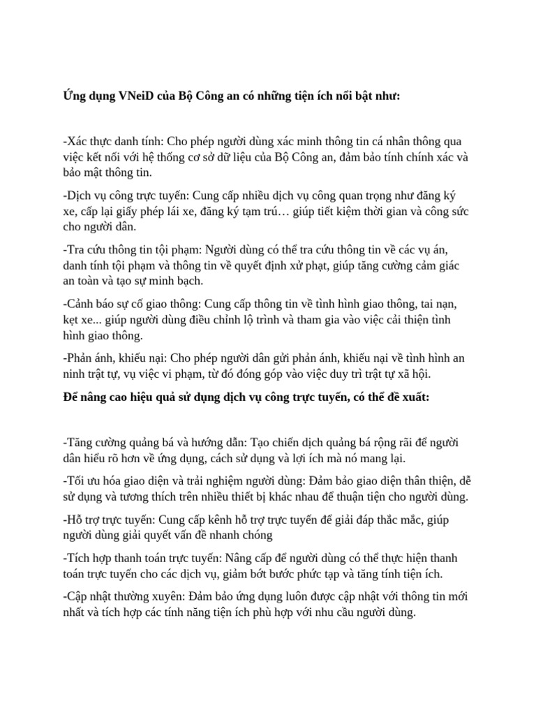 NG D NG VNeiD C A B Công An | PDF