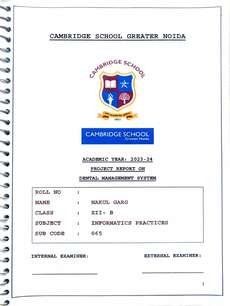 Project File by Nakul - Ip | PDF