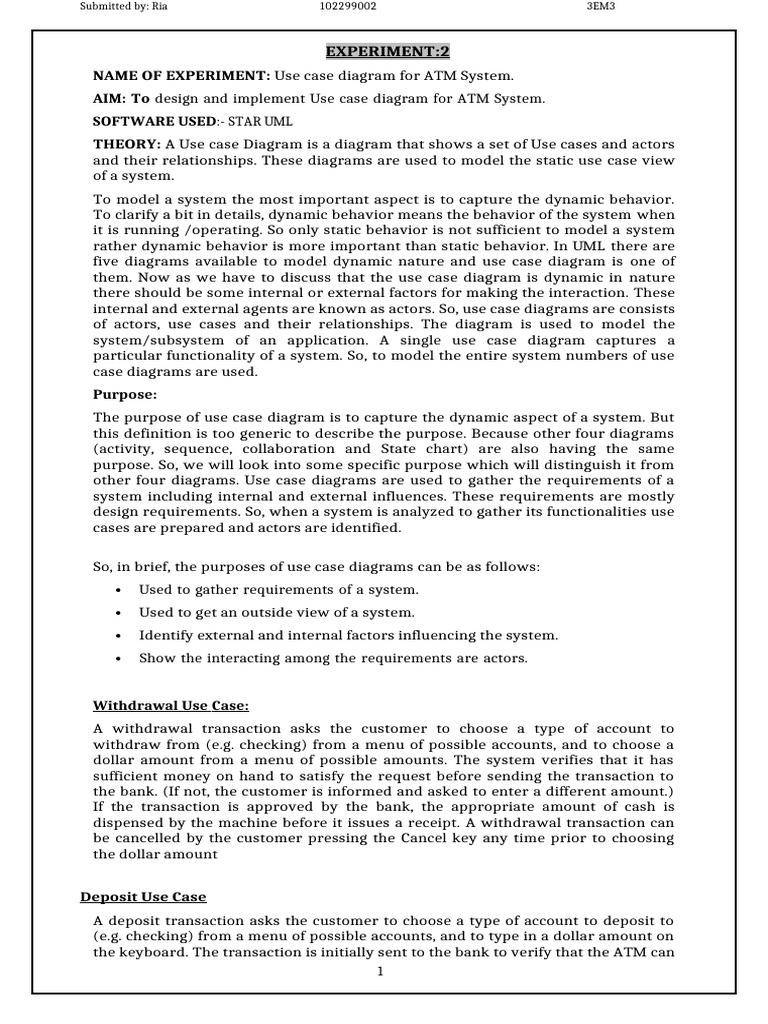 Software Engineering Notes-2 | PDF | Use Case | System