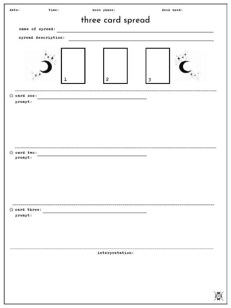 Three Card Spread 22 | PDF