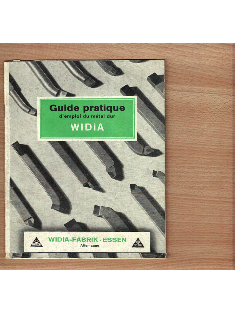Widia _ guide | PDF