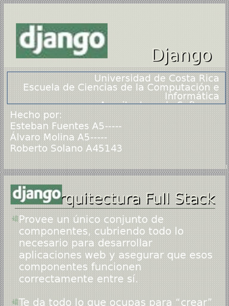 Django Web Framework | PDF | Ingeniería Informática | Desarrollo de ...