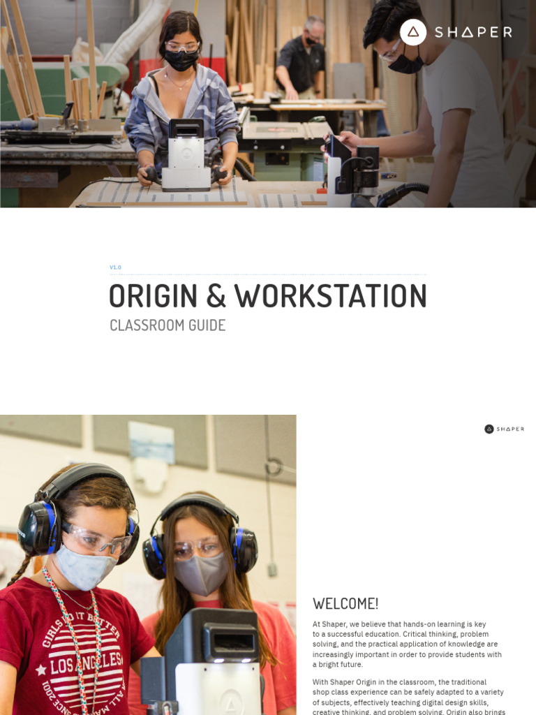 Shaper Origin Classroom Guide | PDF