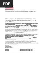 Live Life Claim Blank Template | PDF