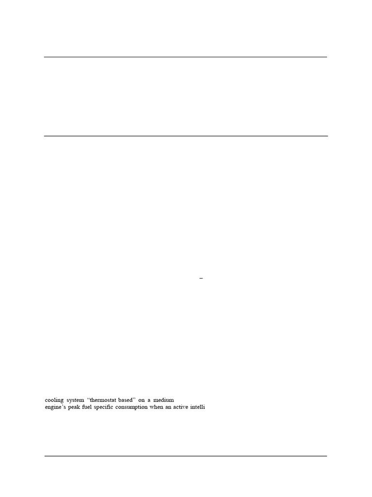 Performance of Electronically Controlled Automotive Engine Cooling ...