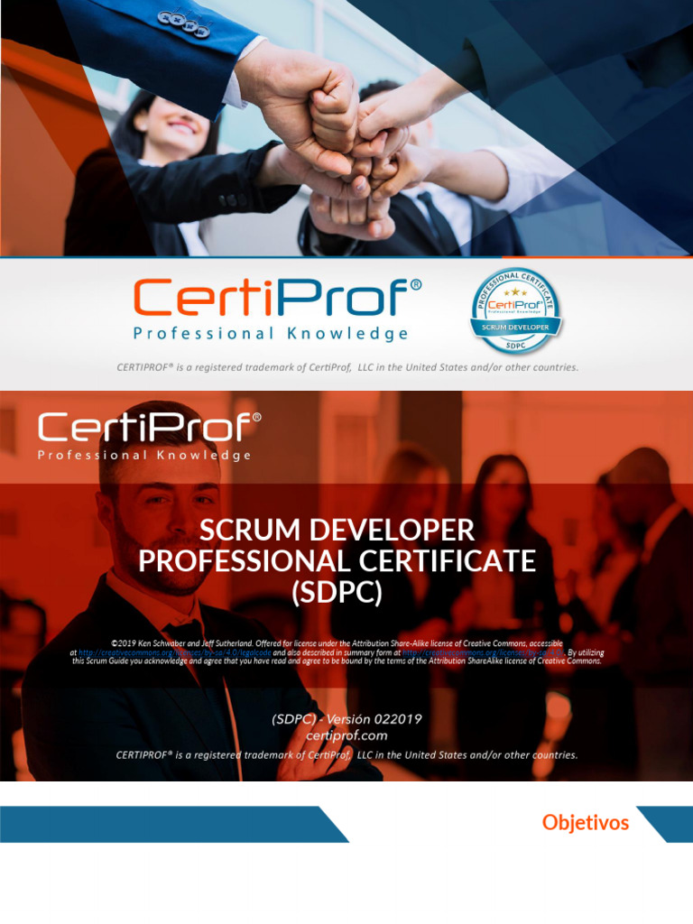 Material Trainer SDPC V022019A SP | PDF | Scrum (desarrollo de software) | Desarrollo Ágil de ...