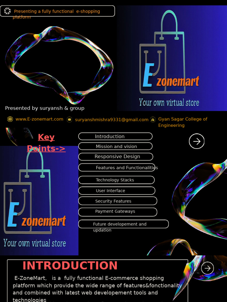 E-ZoneMart: Comprehensive E-Commerce Platform | PDF | Computer Security ...