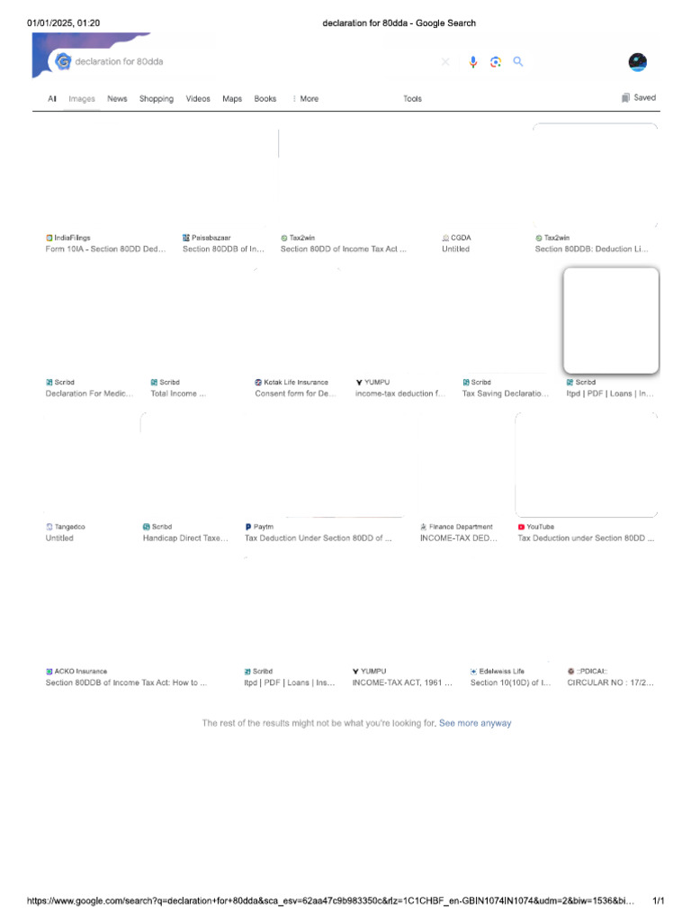 80dd Tax Details | PDF