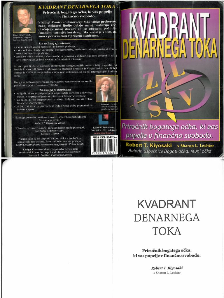 Kyosaki Kvadrant Denarnega Toku Skmbt_c35311111716540-1 | PDF