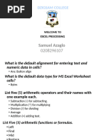 Excel 2016 Module 5: Worksheets & Workbooks | PDF