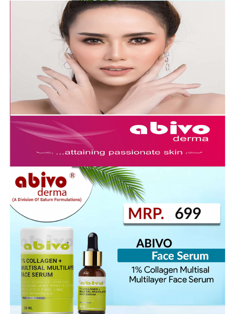 Abivo Derma Range | PDF