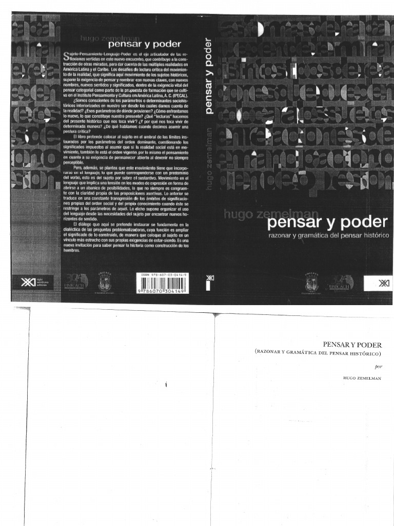 Pensar y Existencia Zemelman | PDF