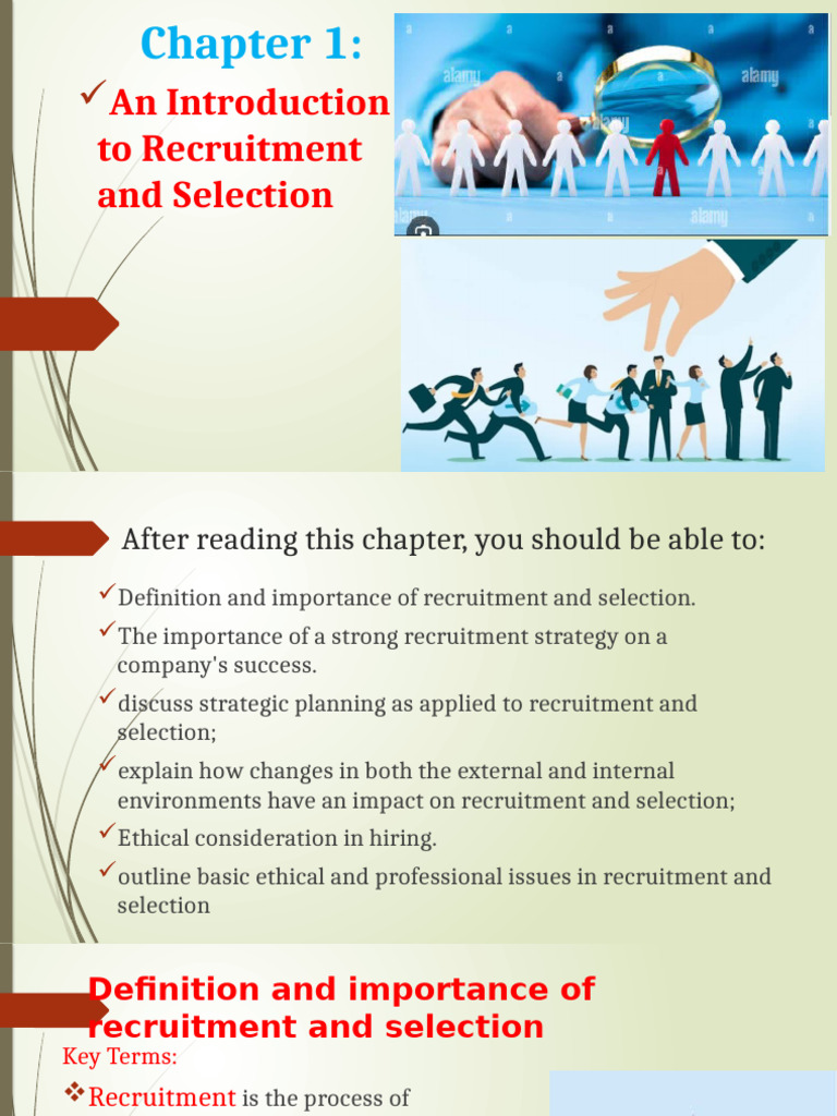 Recruitment and Selection Essentials | PDF | Recruitment ...