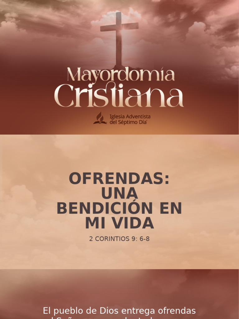 Ofrendas - Una Bendición en Mi Vida | PDF | Teología | Creencia religiosa y doctrina