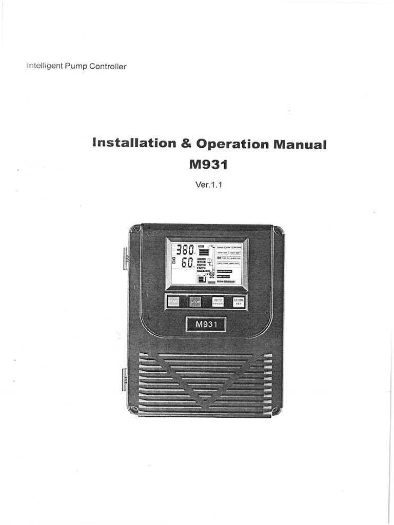 Pump Control Panel Manual Eng Pdf 2559