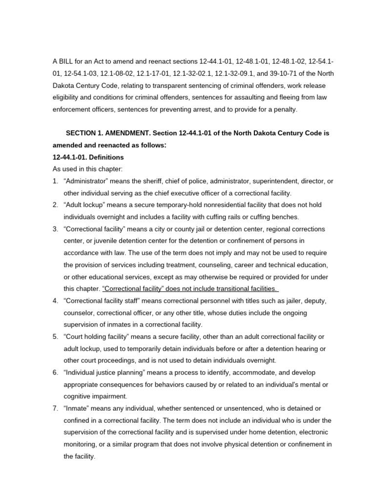 Crime Bill Draft After Comments (Filed With LC) | PDF | Prison | Felony