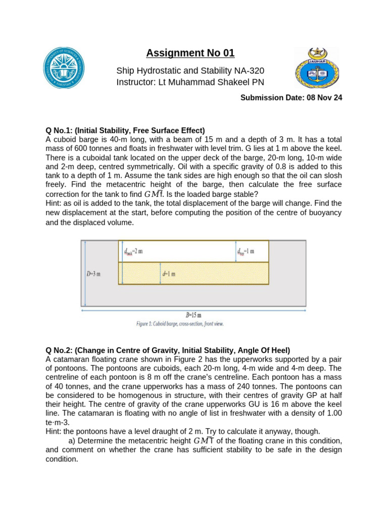 Assignment 01. docx | PDF | Ships | Watercraft