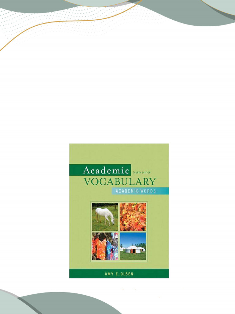 Full Download Academic Vocabulary Academic Words 4th Edition Edition ...