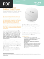 HPE Aruba AP-505 Datasheet Overview | PDF | Wi Fi | Computer Network
