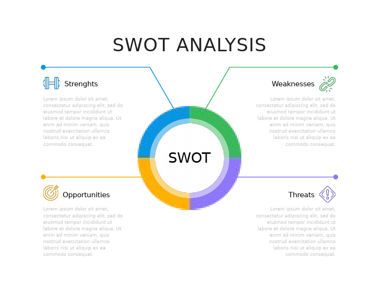 White Colorful Simple Business SWOT Analysis Graph (1) | PDF