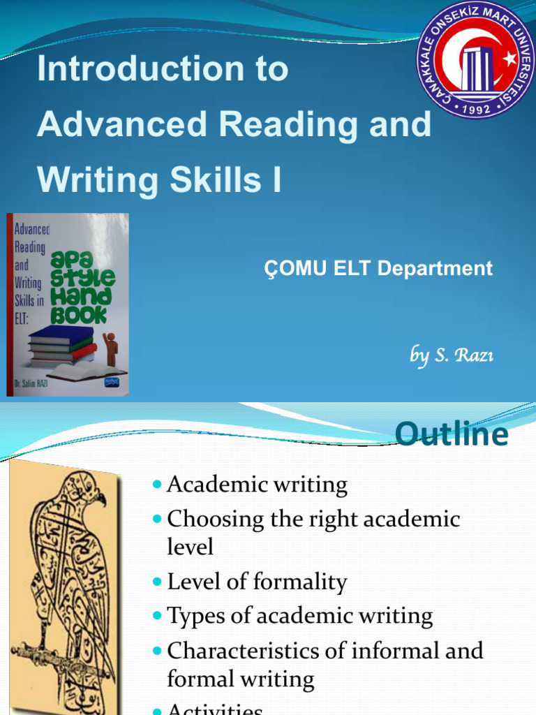 Week 2 ARAW1 Introduction To Academic Writing | PDF | Reading Comprehension | Literacy
