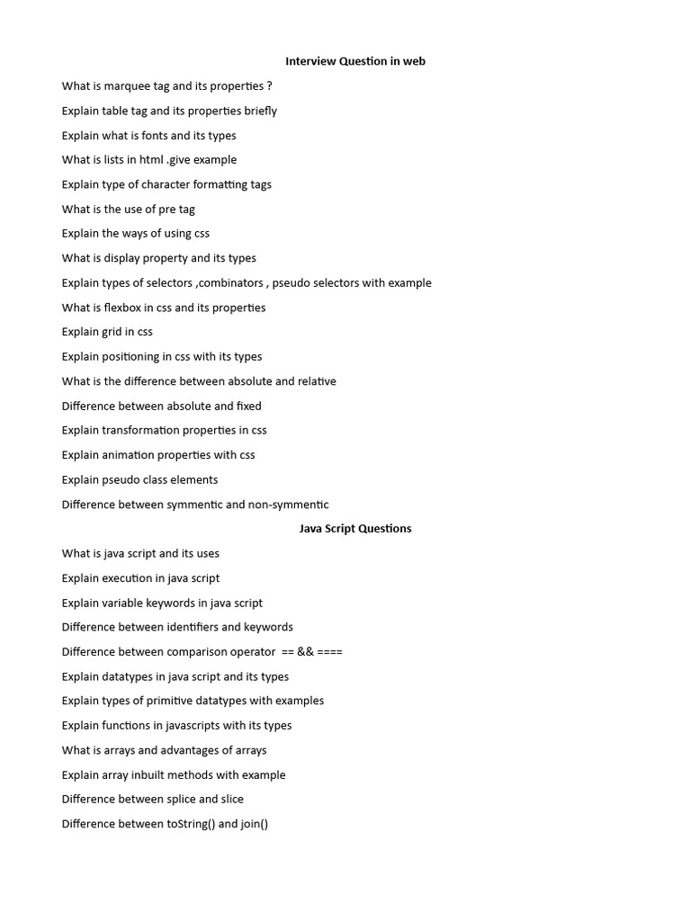 Javascript Notes | PDF | Java Script | Variable (Computer Science) Javascript Notes | PDF | Java Script | Variable (Computer Science)