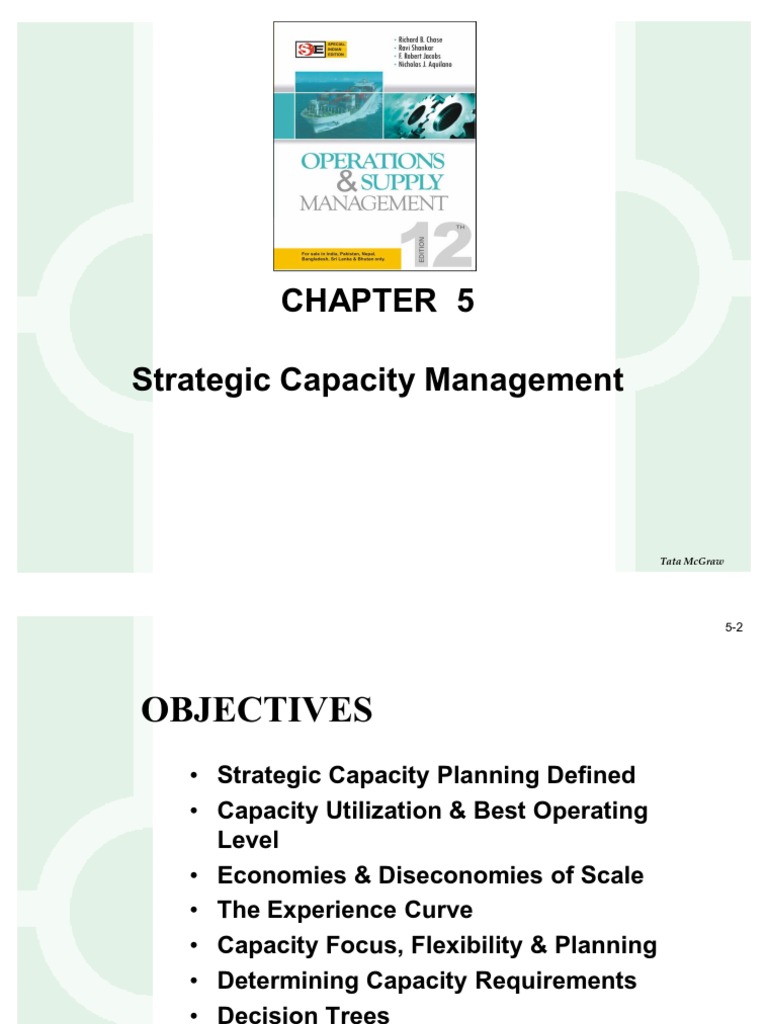 Strategic Capacity Management | PDF | Capacity Utilization | Demand