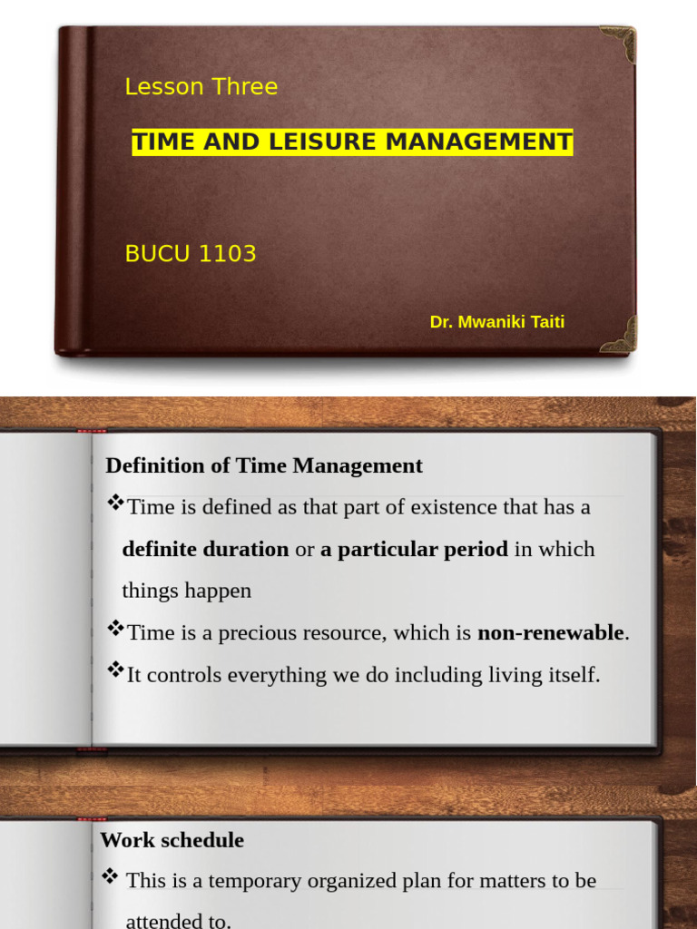 Lesson 3 (1) | PDF | Leisure | Procrastination