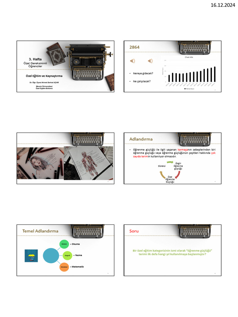Hafta Ders Notu ÖG Ve DEHB | PDF