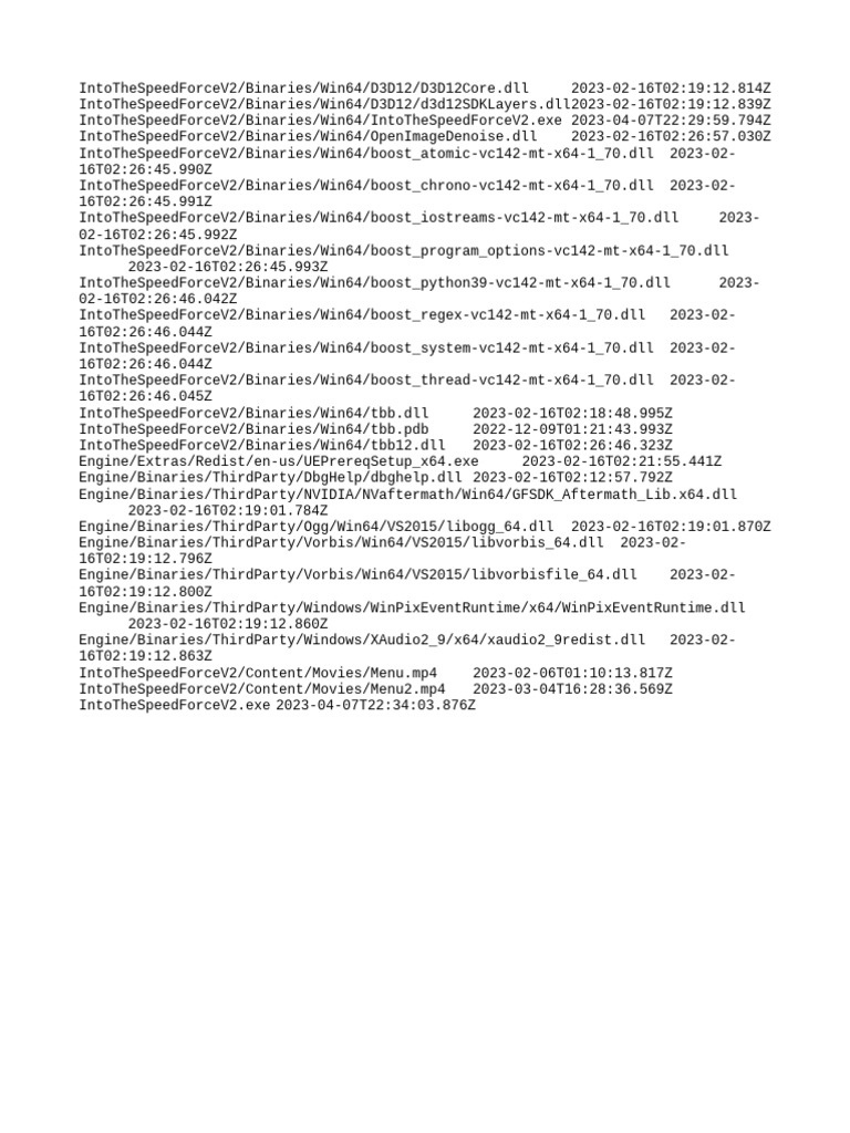Manifest NonUFSFiles Win64 | PDF