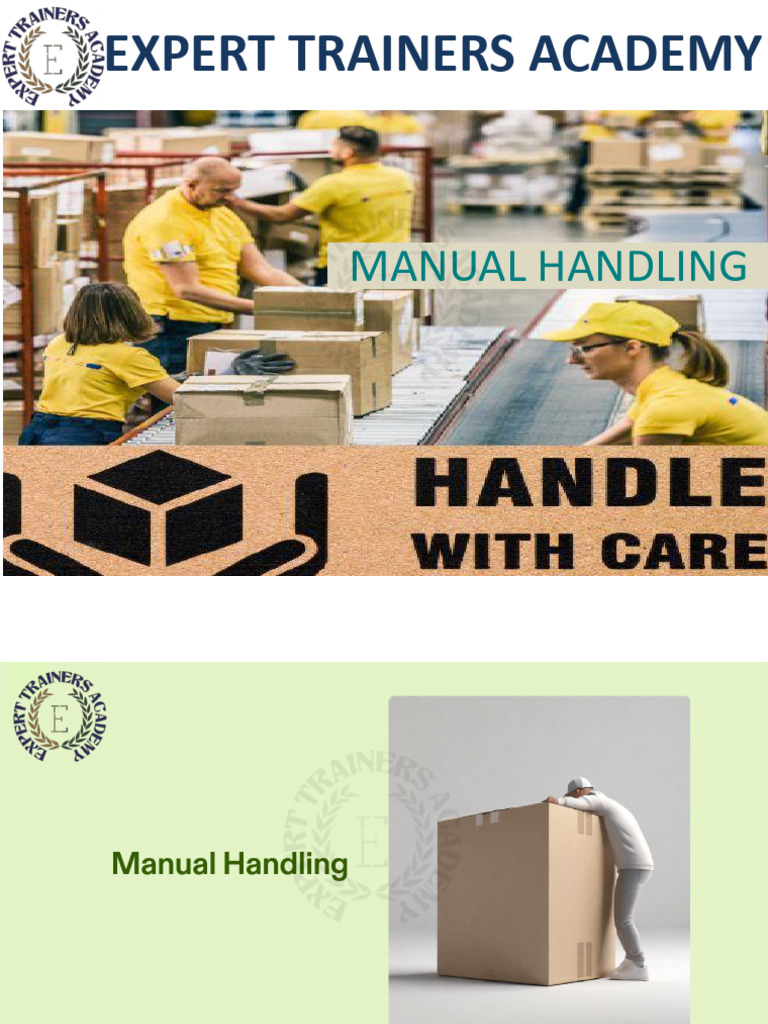 Manual Handling | PDF