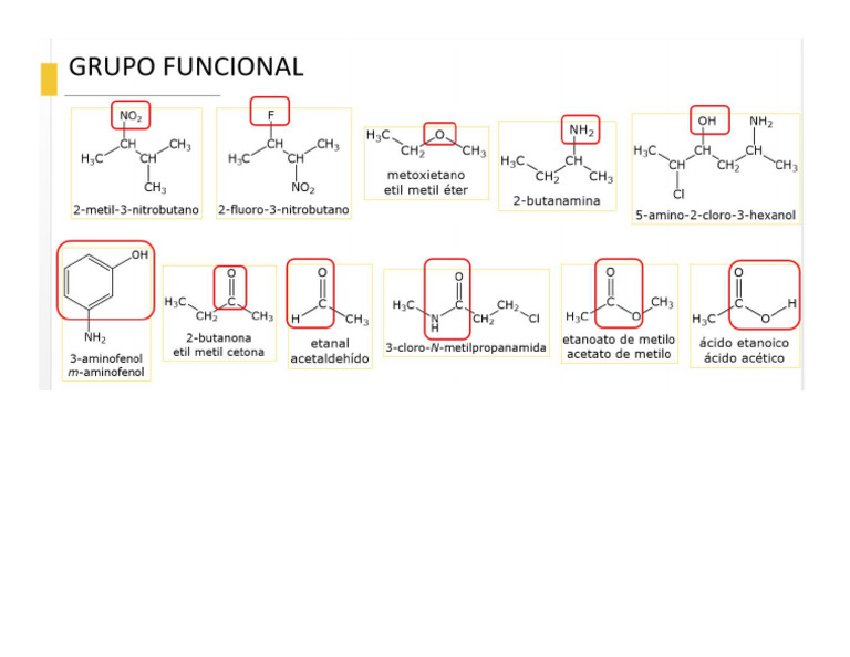 Grupos Funcionales | PDF