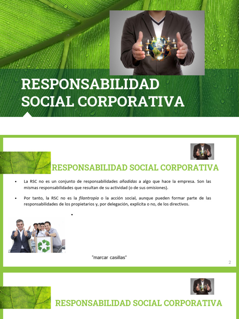 Responsabilidad Social Corporativa | PDF | Responsabilidad social corporativa | Sustentabilidad