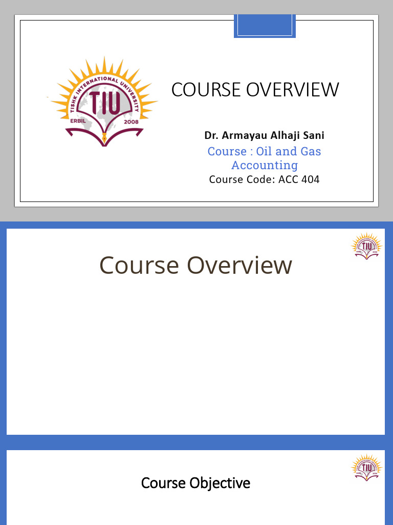 Modeule 1 OIL and GAS ACCT General Overview | PDF | Petroleum | Natural Gas