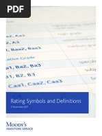 Moody's Rating Symbols and Definitions | PDF | Credit Rating | Bond ...