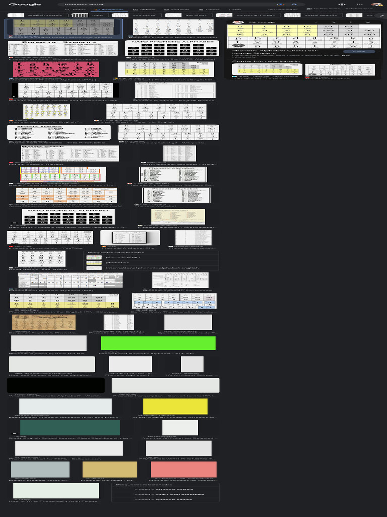 Phonetic Script - Búsqueda de Google | PDF | Phonetics | Alphabet