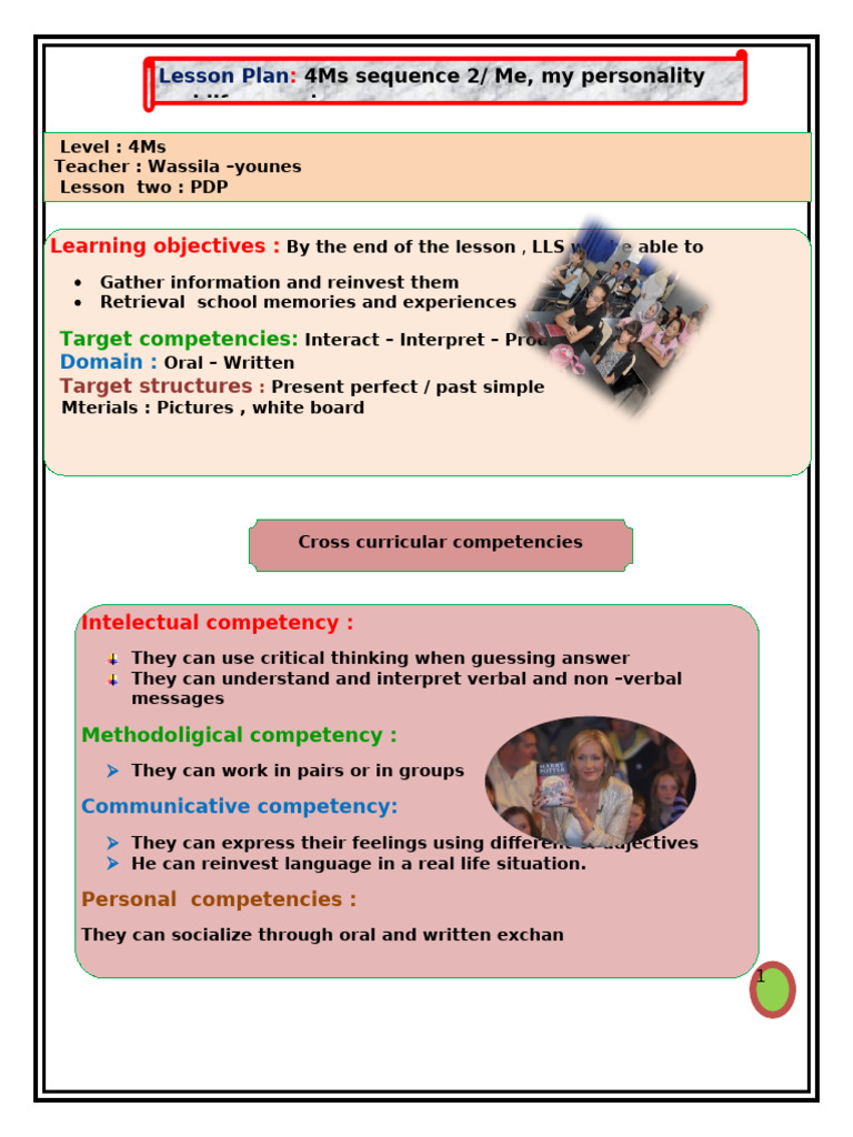 Sequence Two All Lessons by Wassila Younes | PDF