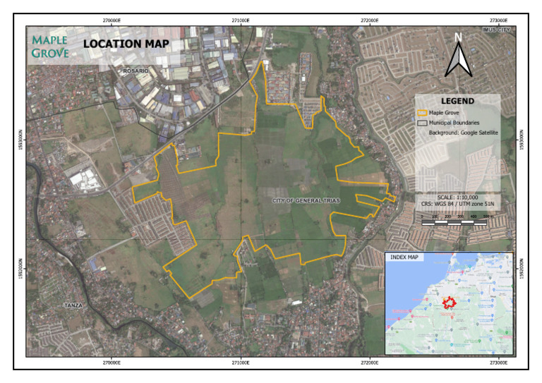 Location Map of Maple Grove | PDF