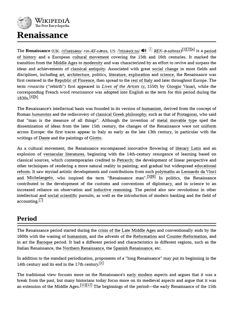 Renaissance | PDF | Renaissance | Black Death