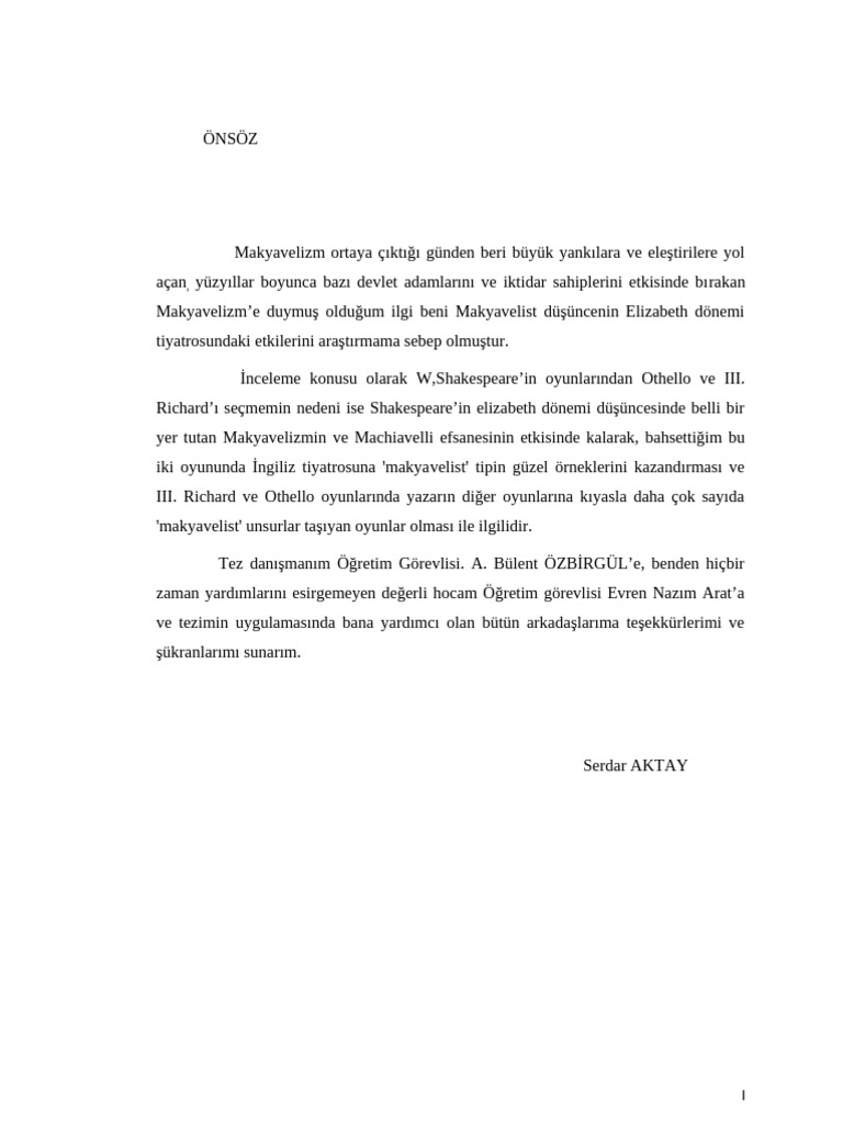 Btrme Dev (Tez) | PDF