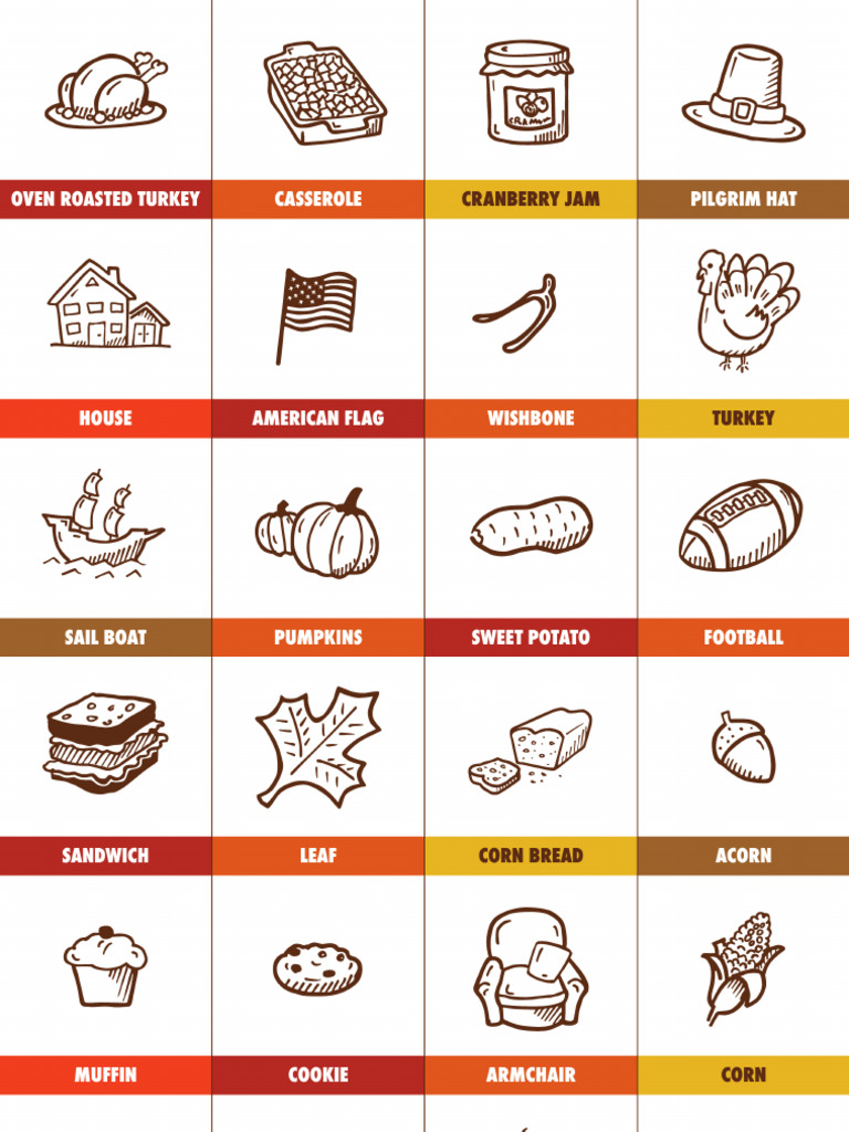 Thanksgiving Bingo | PDF
