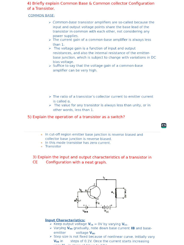Transistor Concepts | PDF