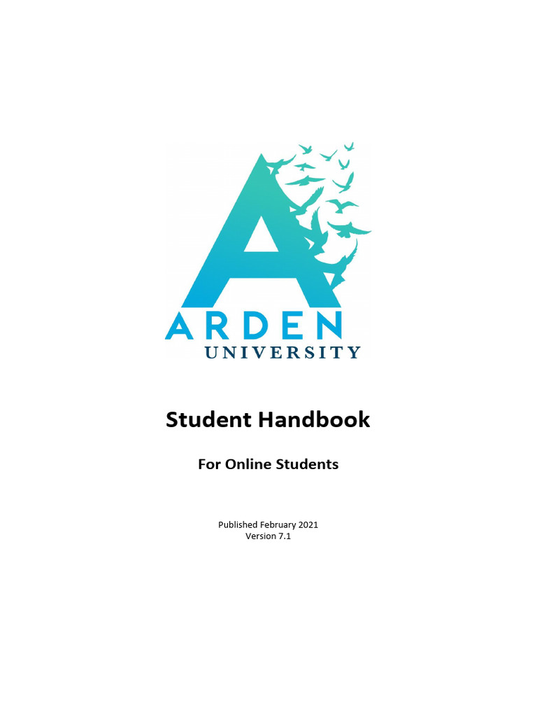 Student Handbook Arden DL | PDF | Turnitin | Postgraduate Education