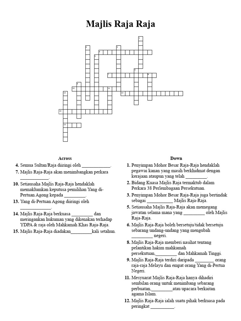 Majlis Raja Raja 11 5 | PDF