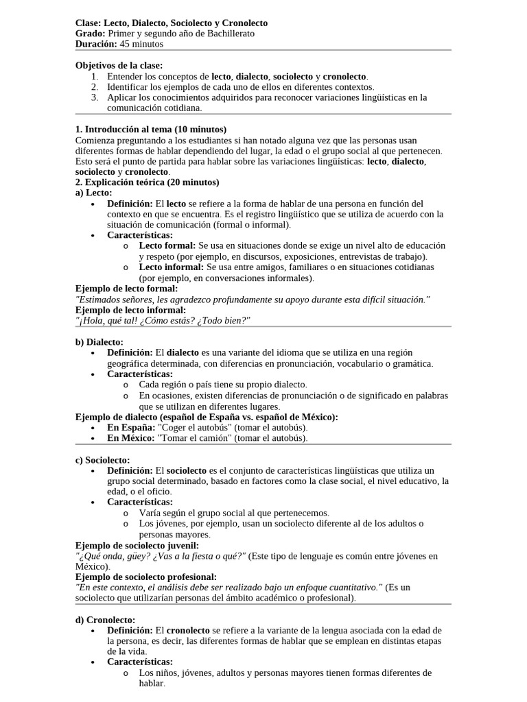 Clases de Segundo Bgu | PDF