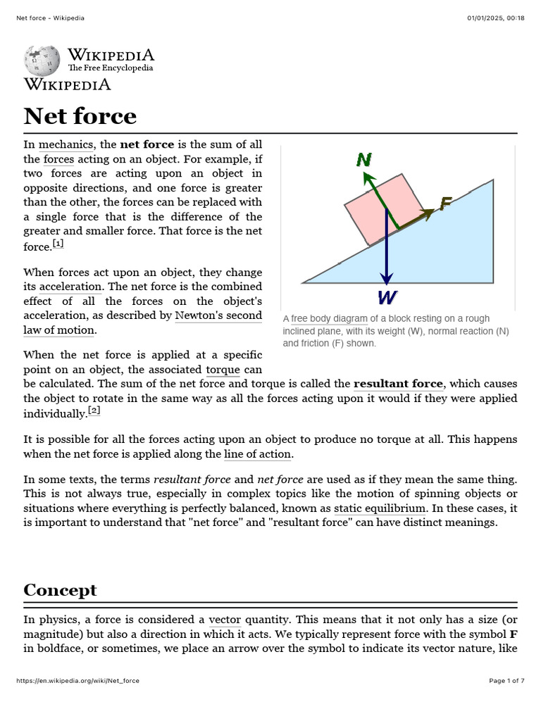 Net force | PDF | Force | Torque