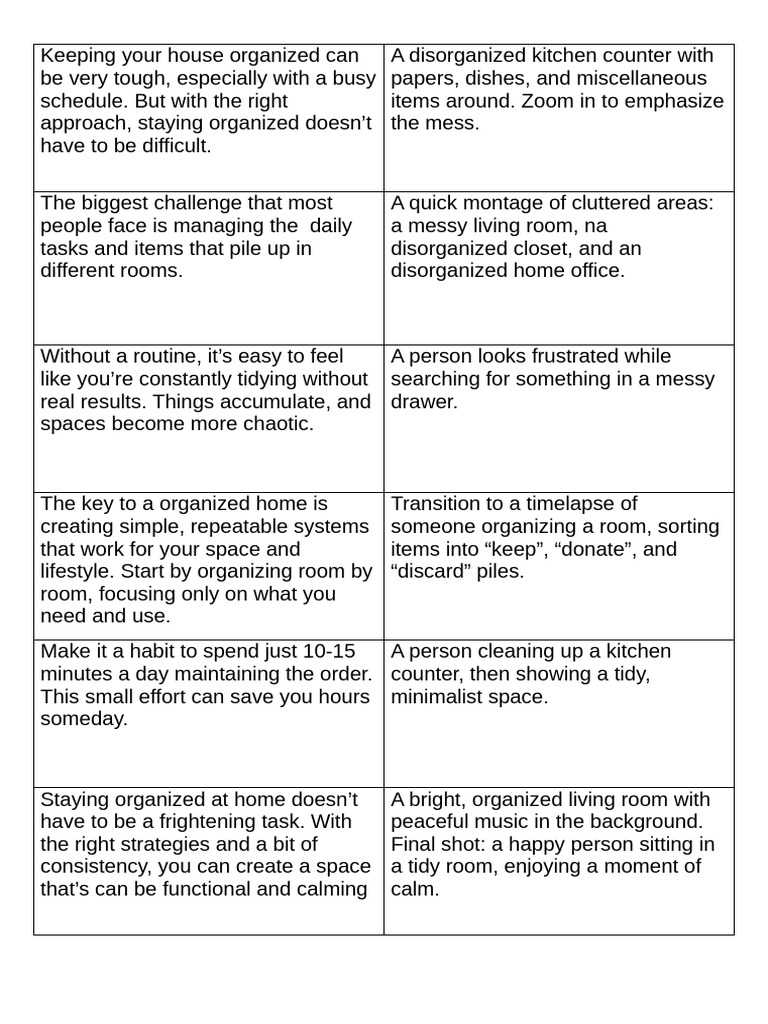 Video Brief, Kate Homework | PDF