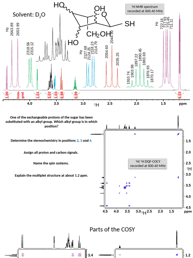 2D-NMR-6p-e | PDF | Two Dimensional Nuclear Magnetic Resonance Spectroscopy | Proton Nuclear ...